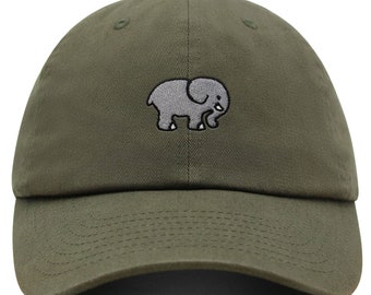 Embroidered Hat Elephant - Etsy