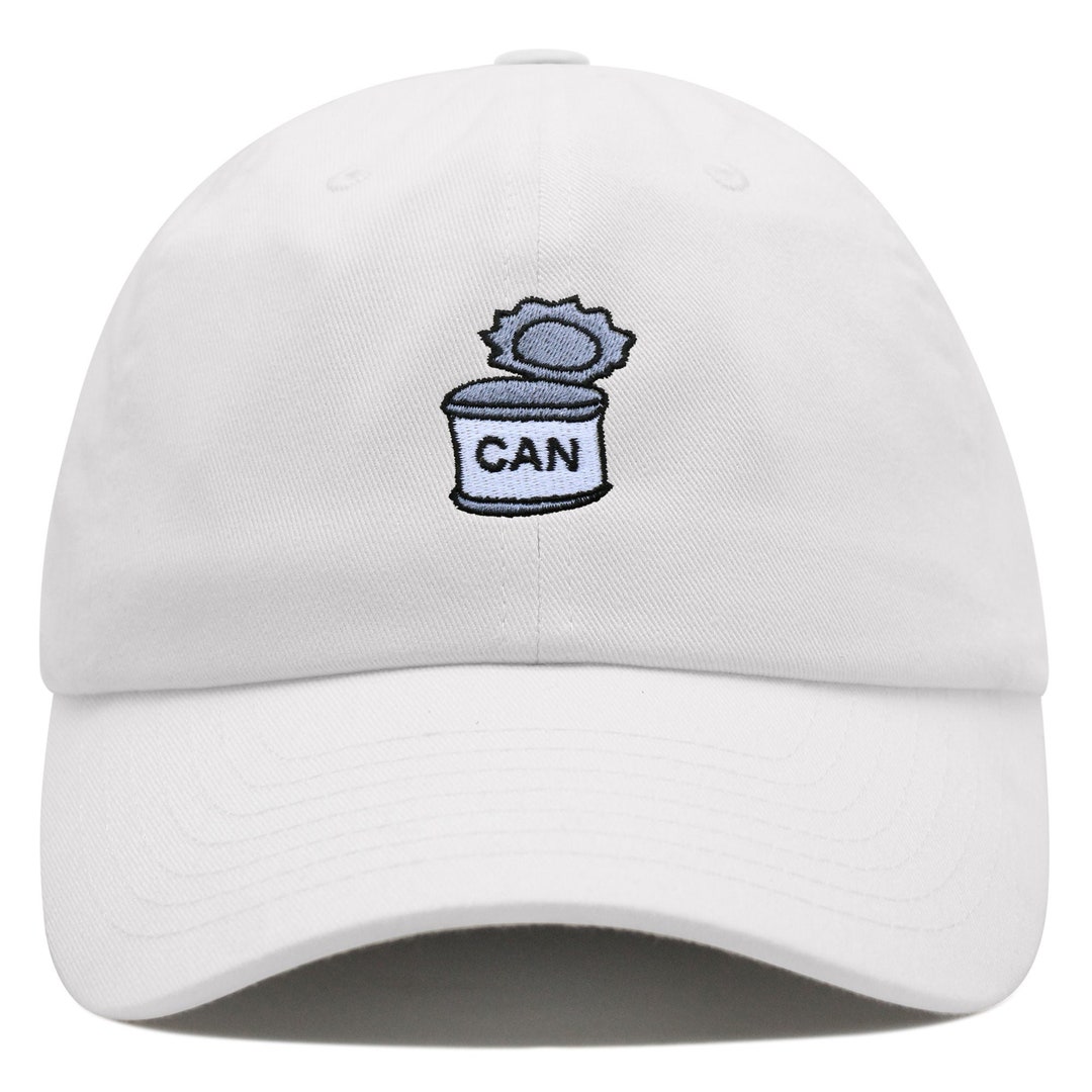 Tin Can Plant Premium Dad Hat Embroidered Baseball Cap Funny Empty Can ...