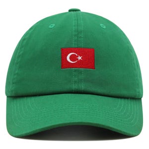 Turkey Flag Dad Hat: Embroidered Cotton Baseball Cap - Etsy