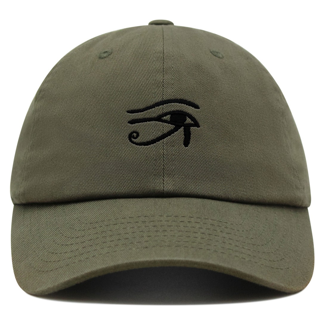 Eye of Horus Premium Dad Hat Embroidered Baseball Cap Eyes Vision - Etsy