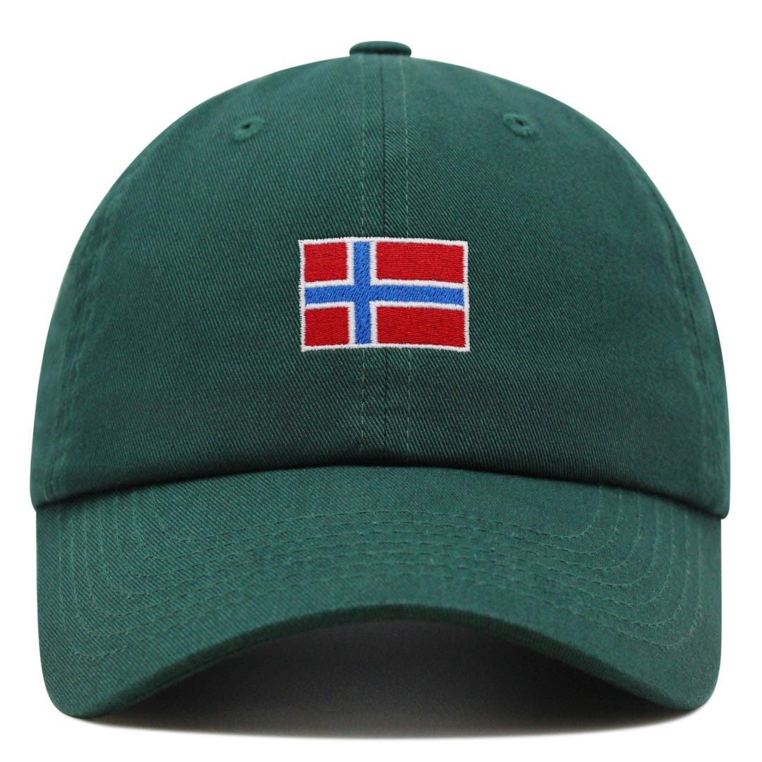 Norway Flag Premium Dad Hat Embroidered Cotton Baseball Cap - Etsy