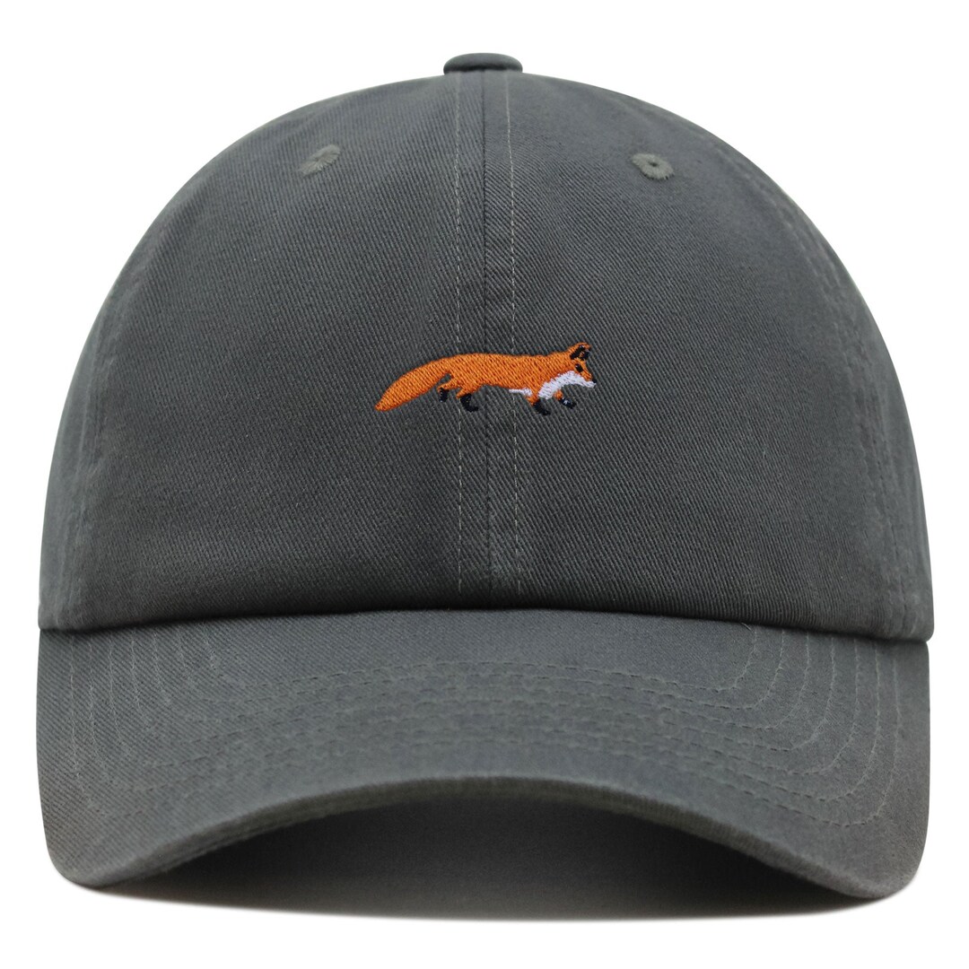 Fox Premium Dad Hat Embroidered Cotton Baseball Cap - Etsy