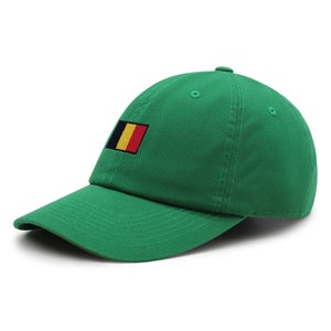 Belgium Flag Premium Dad Hat Embroidered Cotton Baseball Cap Soccer - Etsy