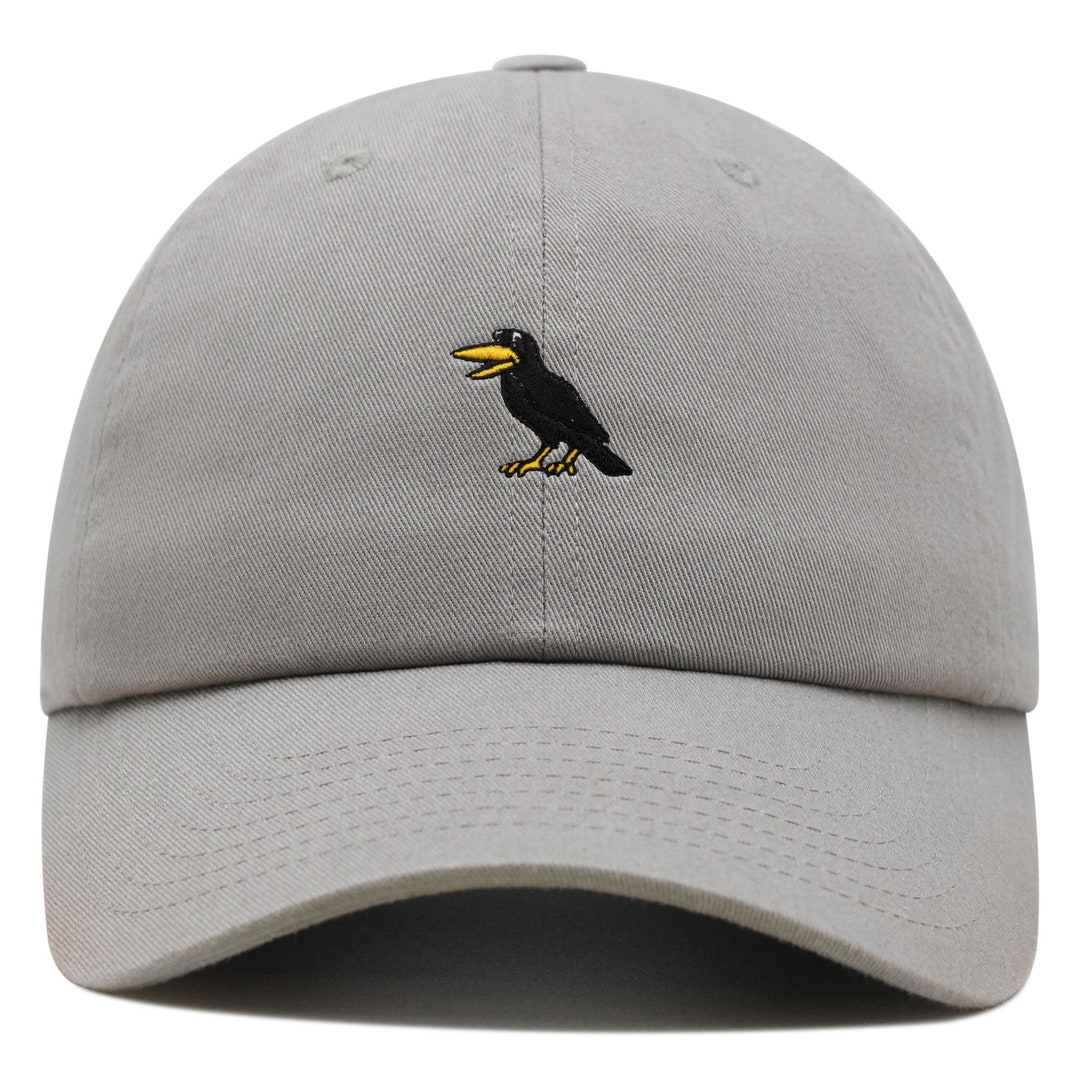 Crow Premium Dad Hat Embroidered Baseball Cap Bird - Etsy