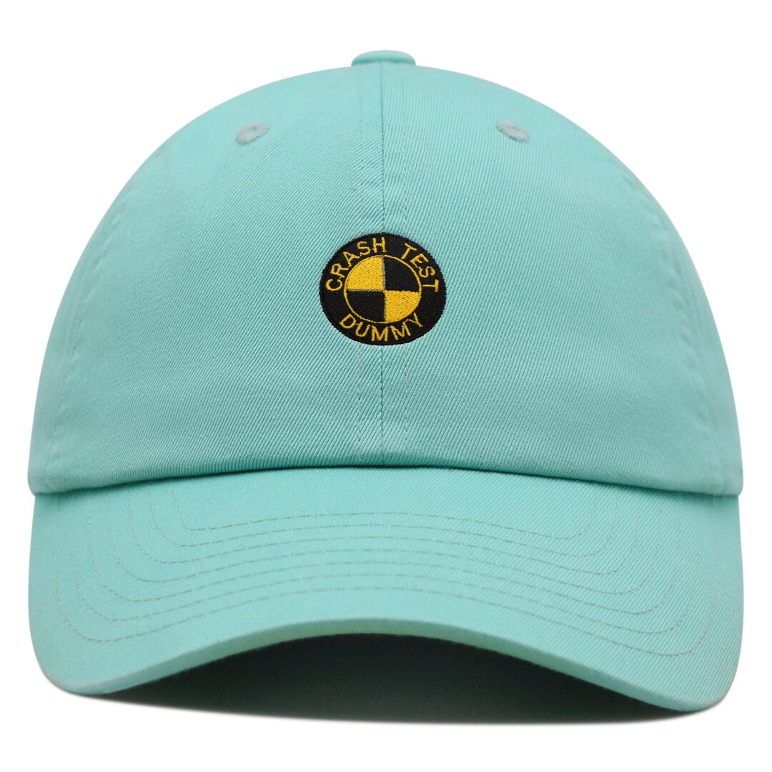 Test Crash Dummy Premium Dad Hat Embroidered Baseball Cap Symbol - Etsy