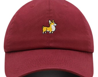 Corgi Embroidered Hat, Baseball Cap, Dog Lover Gift, Pet Mom Cap, Dad ...