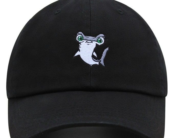 HAMMERHEAD SHARK HAT - Embroidered Women Men Wildlife Baseball Cap ...