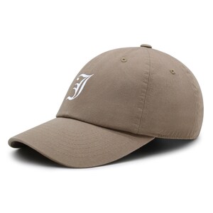 Old English Letter J Premium Dad Hat Embroidered Cotton Baseball Cap ...