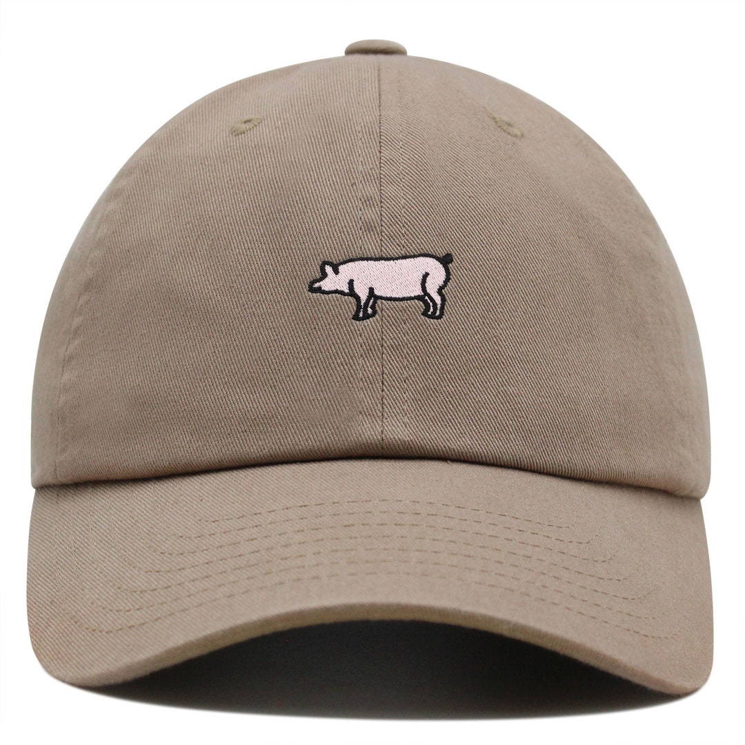 Pig Premium Dad Hat Embroidered Baseball Cap Skinny Porky - Etsy