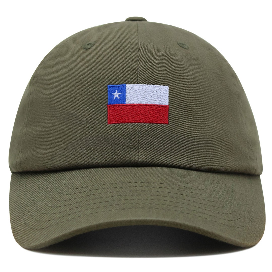 Chile Flag Premium Dad Hat Embroidered Cotton Baseball Cap Country Flag ...