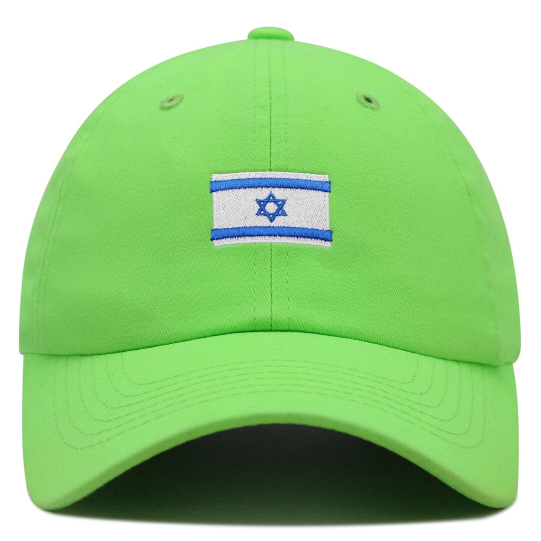 Israel Flag Premium Dad Hat Embroidered Cotton Baseball Cap Zionism ...