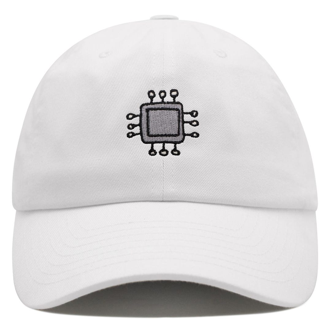 Embroidered Semi Conductor Chip Dad Hat: Cotton Baseball Cap - Etsy
