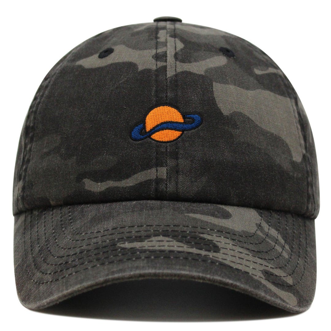 Retro Saturn Planet Premium Dad Hat Embroidered Cotton Baseball Cap - Etsy