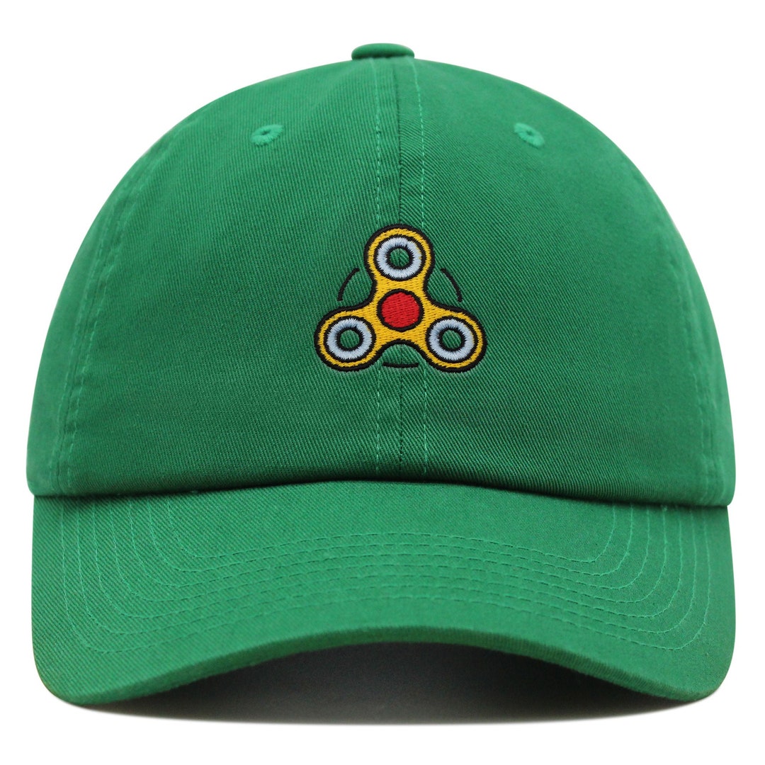 Embroidered Fidget Spinner Dad Hat, Premium Cotton Baseball Cap - Etsy
