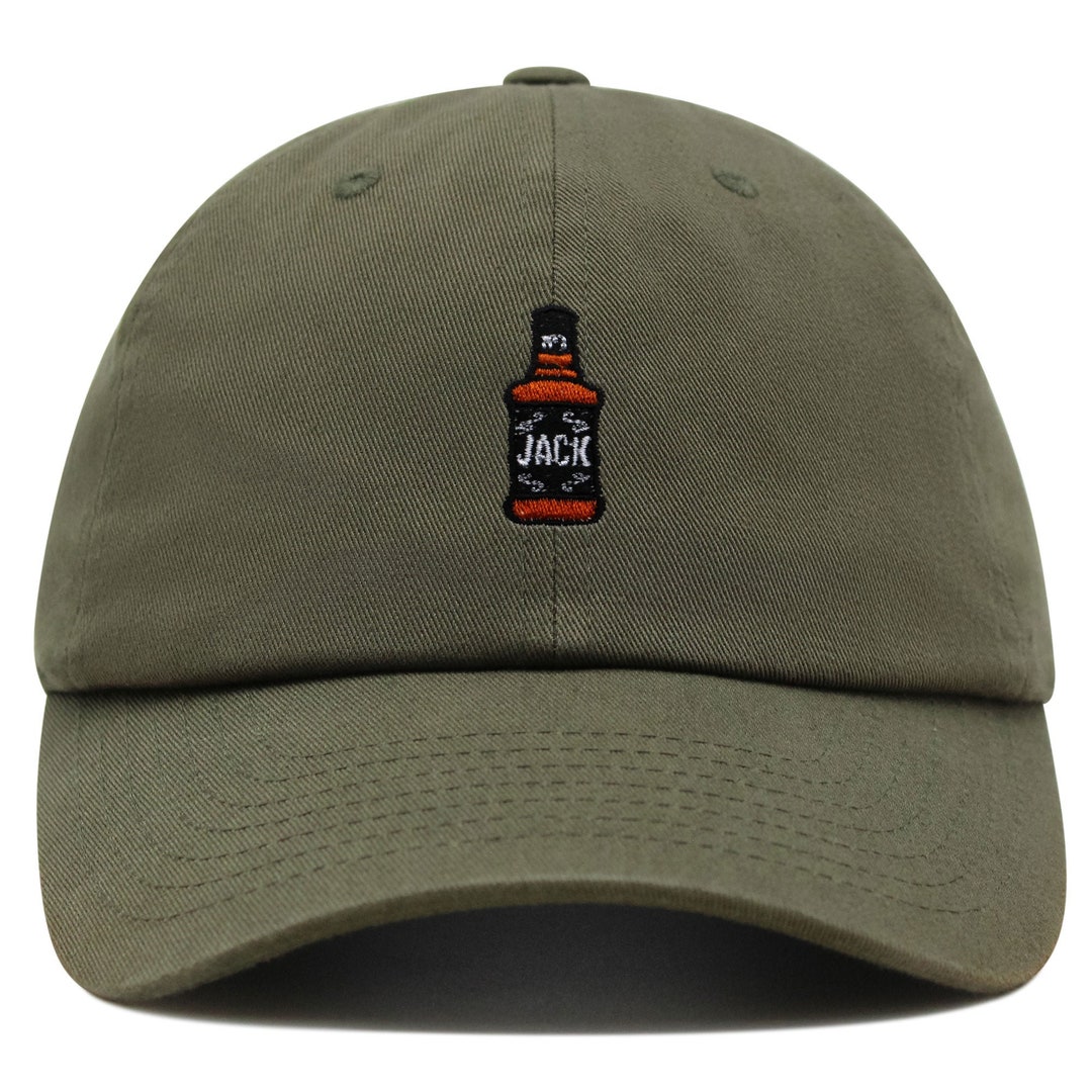 Embroidered Bourbon Bottle Dad Hat - Whiskey Baseball Cap - Etsy