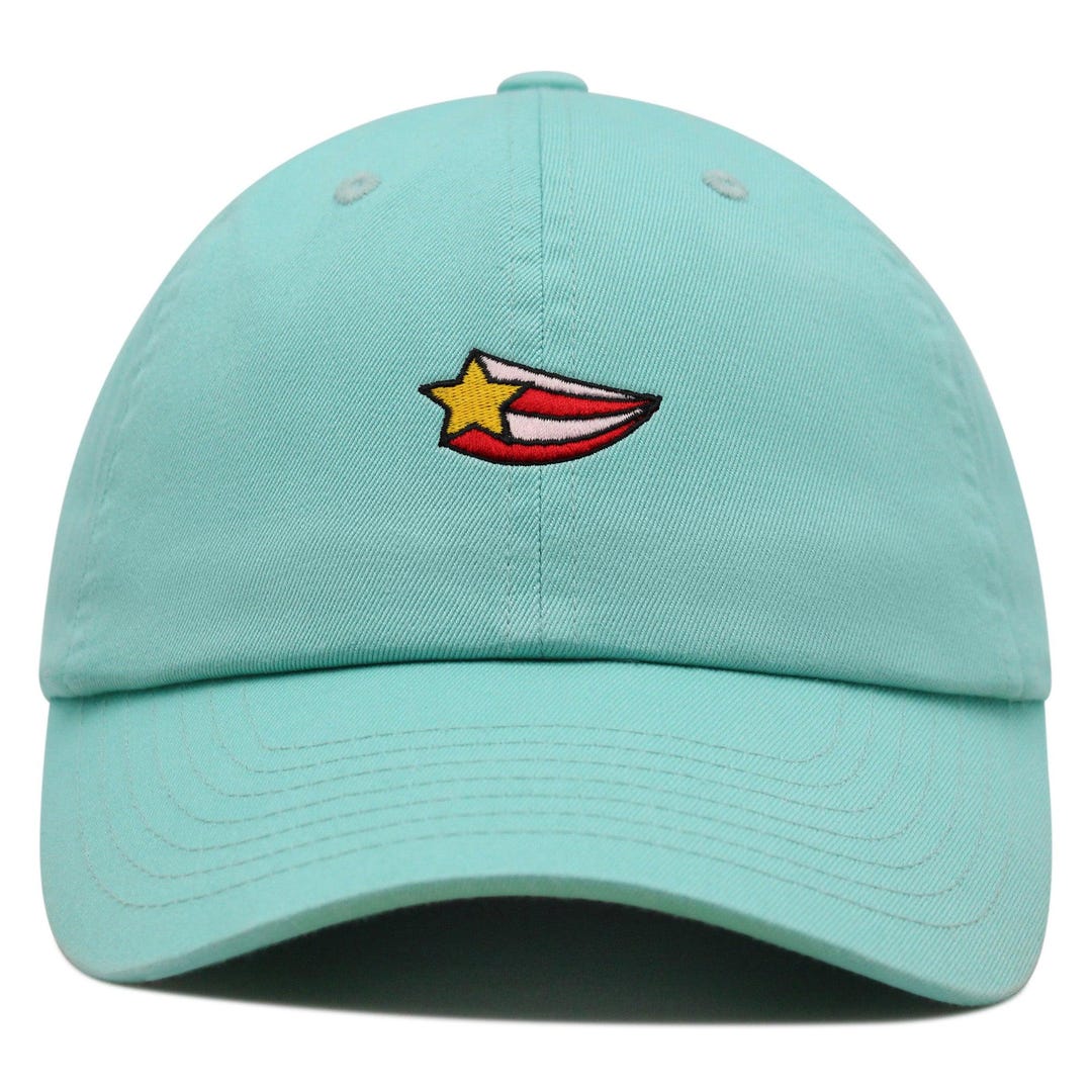 Shooting Star With Color Streaks Premium Dad Hat Embroidered Cotton ...