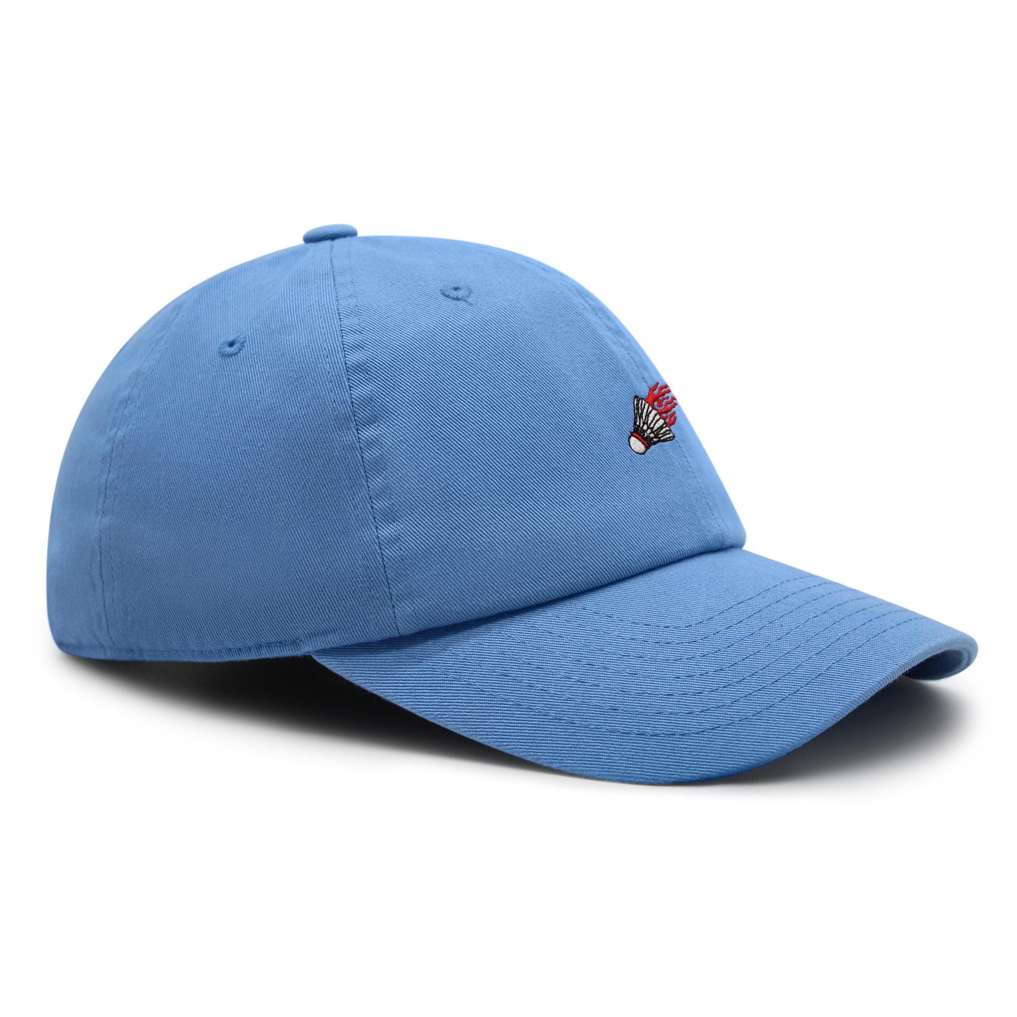 Badminton Shuttlecock Premium Dad Hat Embroidered Cotton Baseball Cap ...