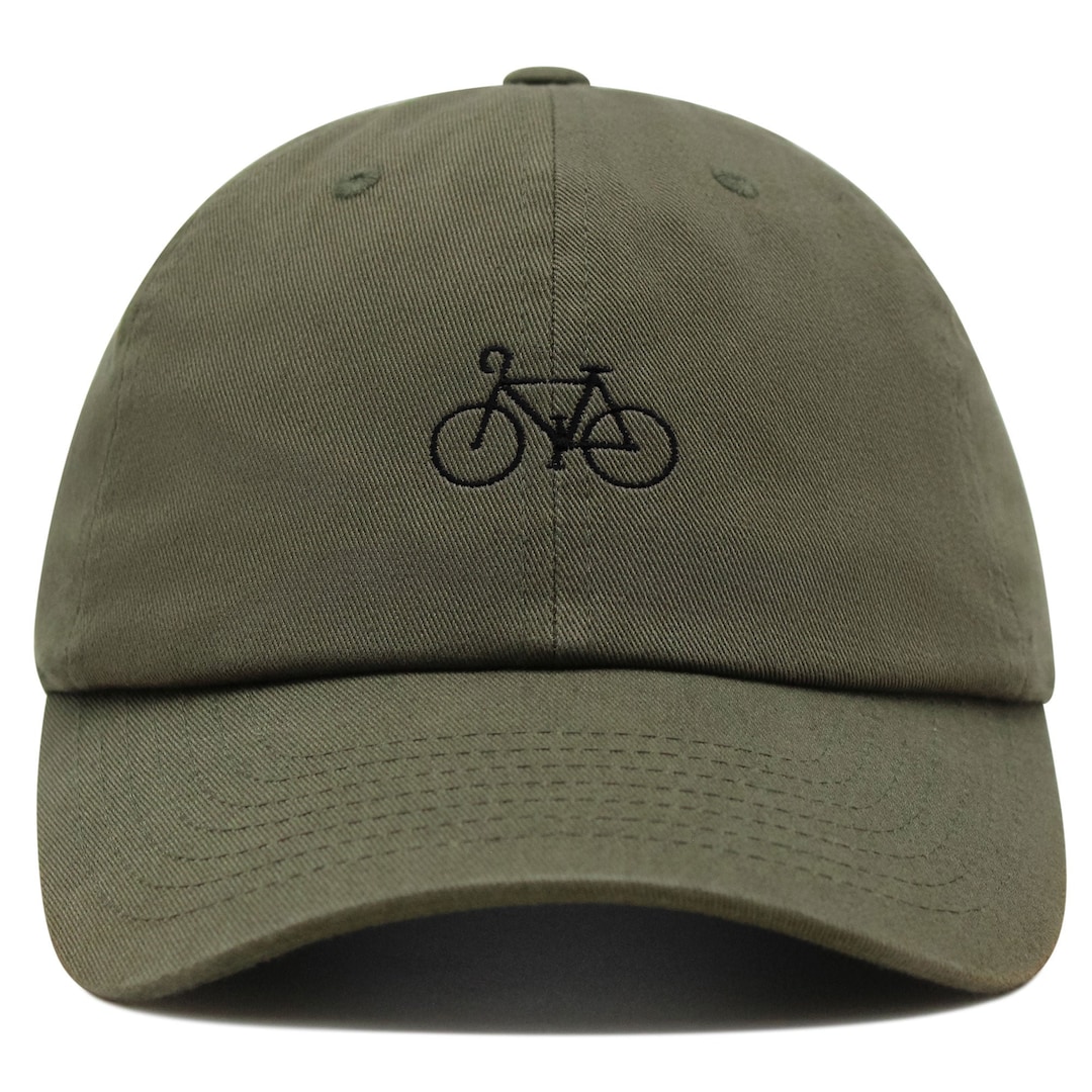 Embroidered Bicycle Dad Hat, Premium Cotton Baseball Cap - Etsy
