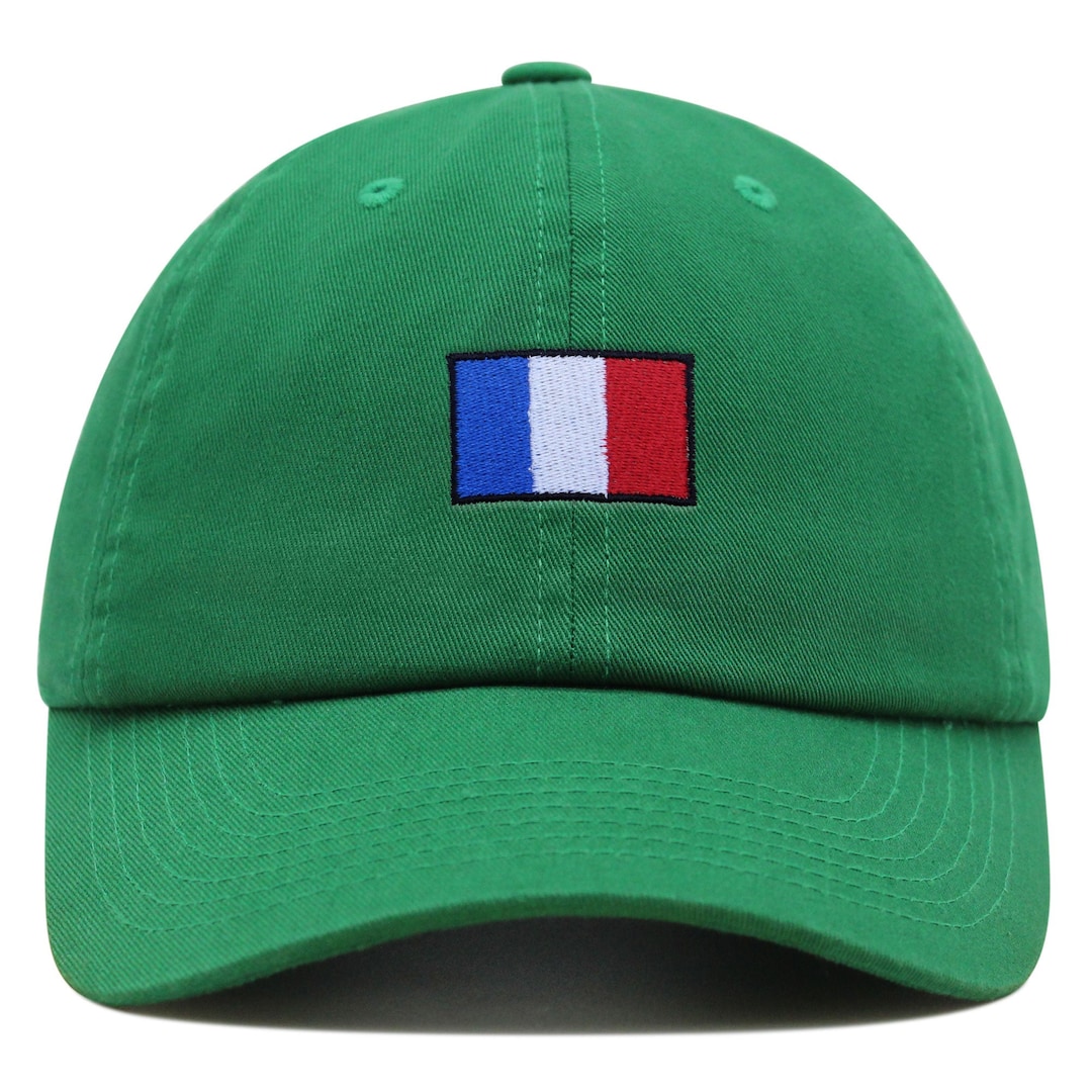 France Flag Premium Dad Hat Embroidered Cotton Baseball Cap Soccer - Etsy