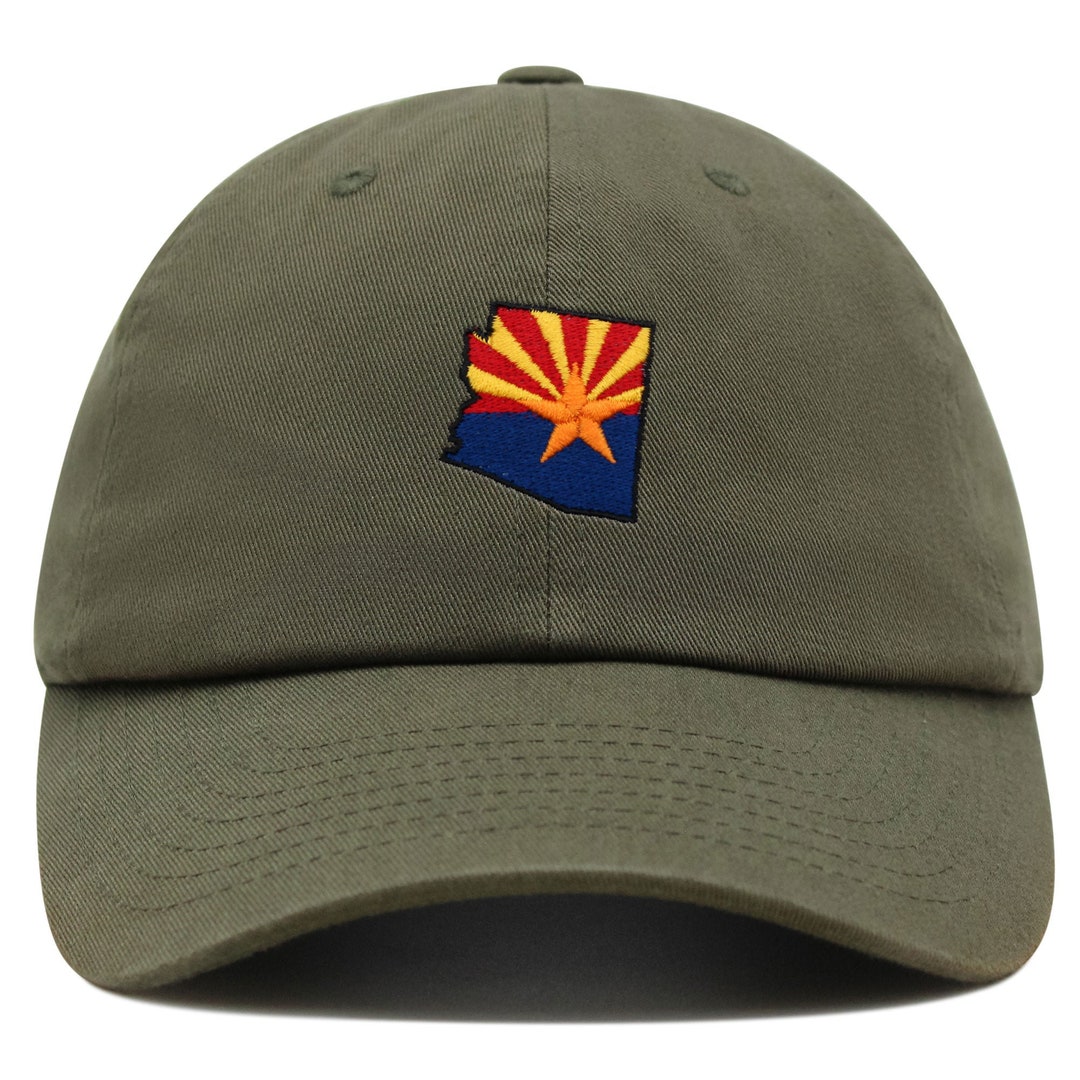 Arizona Flag Premium Dad Hat Embroidered Baseball Cap Arizona Tucson ...
