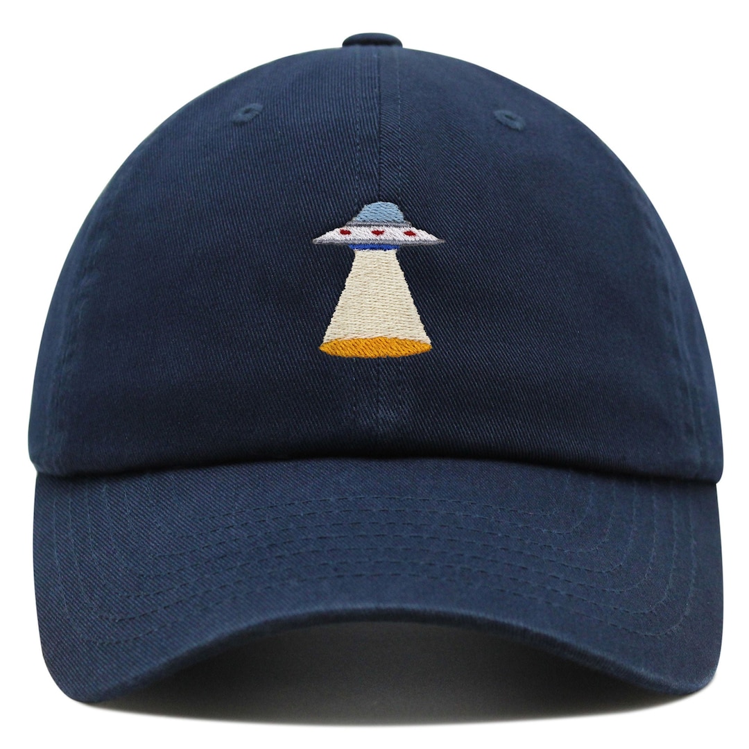 Embroidered UFO Dad Hat - Cotton Baseball Cap - Etsy