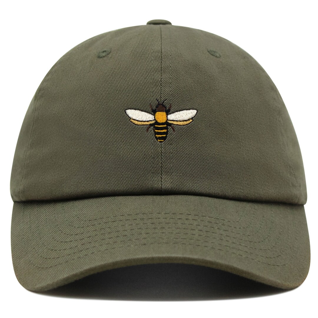 Embroidered Bee Dad Hat, Premium Cotton Baseball Cap - Etsy