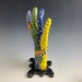 Hand Painted 14” Tall Large One of a Kind Ceramic Hand on Stand ...