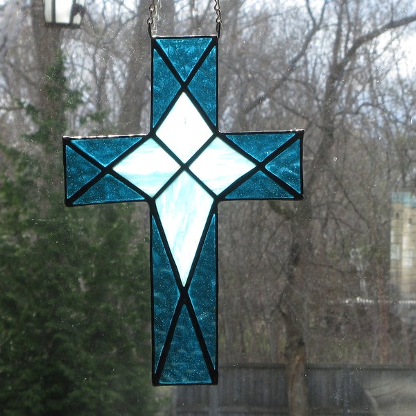 Stained Glass Cross - Etsy