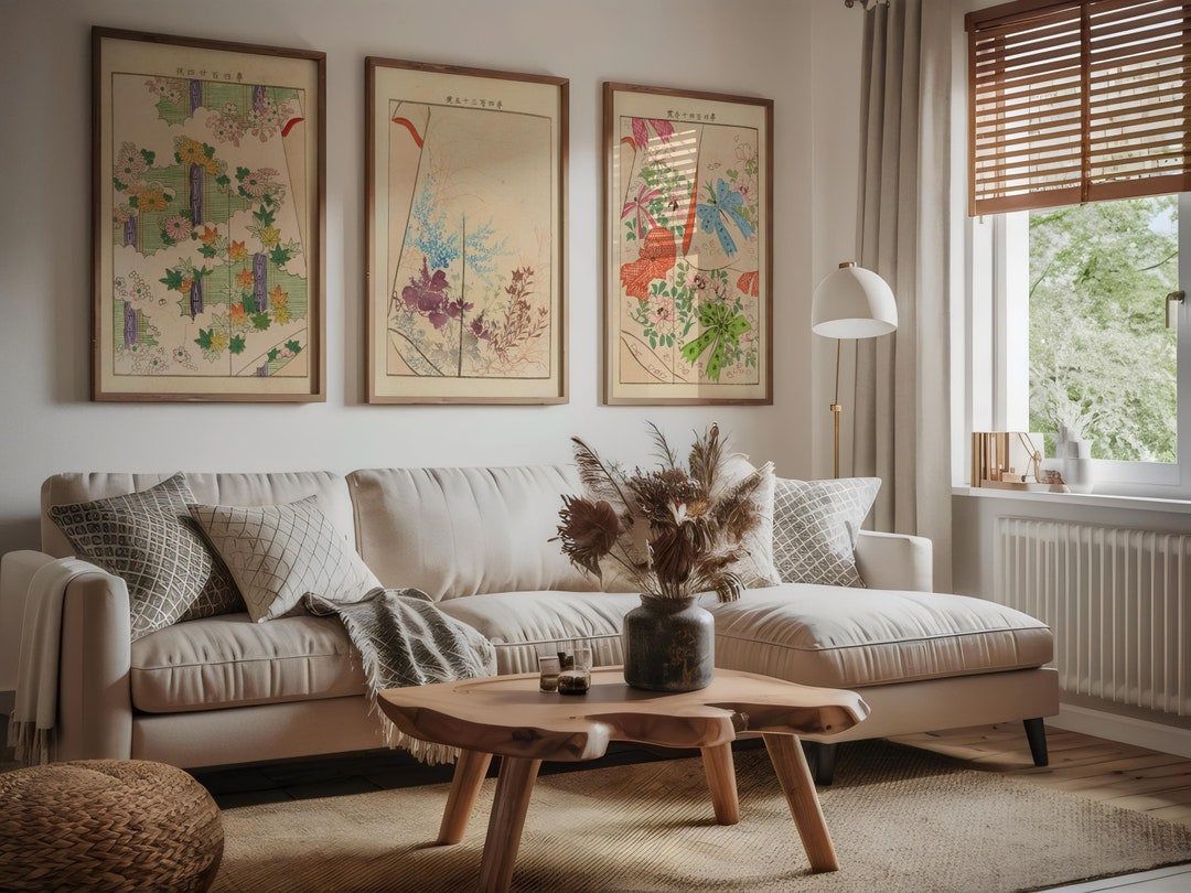 Seikō Ueno Art Prints, Yachigusa Series, Japanese Floral Wall Art ...
