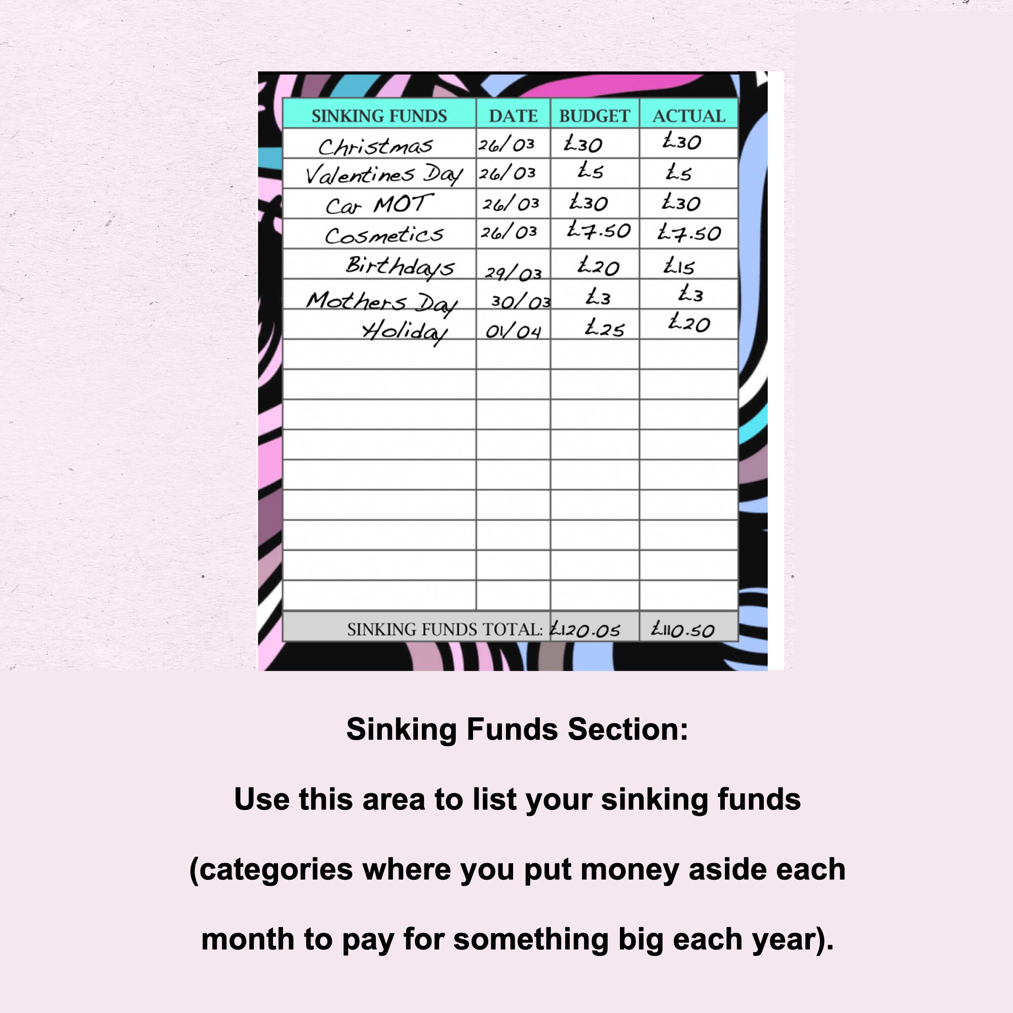 Monthly Money Tracker for Budgeting, Spending Tracking & Savings Bill ...