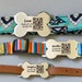 Qr Code Smart Slide on Bone Pet Tag, Scannable Martingale Silent Dog ...