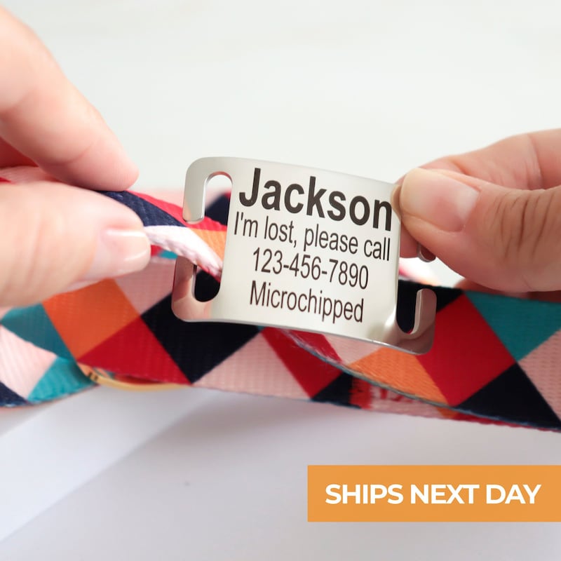 Dog Collar Tags - Etsy