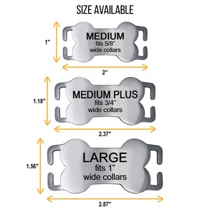 Qr Code Smart Slide on Bone Pet Tag, Scannable Martingale Silent Dog ...