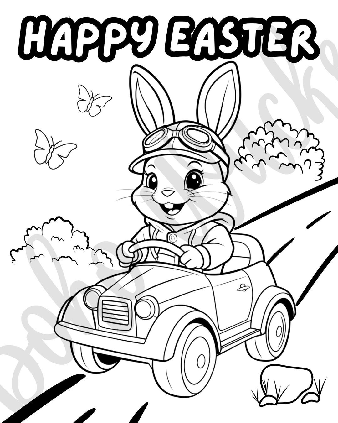 Easter Coloring Book | Easter Bold and Easy Coloring Book | Childrens ...