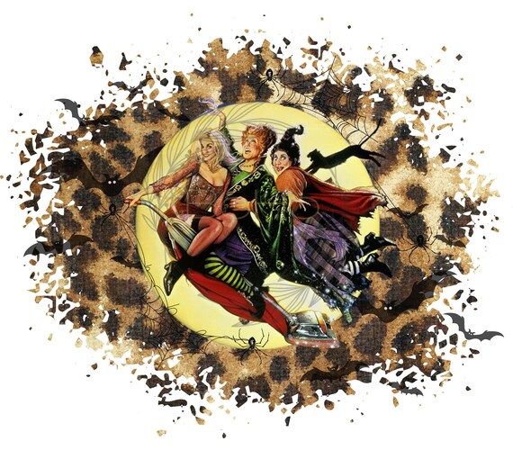 Hocus Pocus Sanderson Sisters Leopard PNG para todas sus - Etsy España