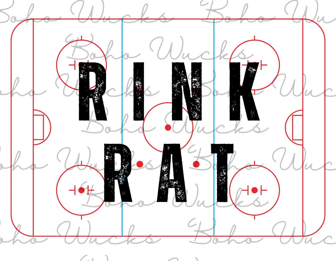 Hockey Rink Rat PNG and SVG Downloadable Files Hockey Png Hockey Svg ...