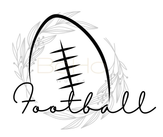 Football PNG and SVG Digital Download File - Etsy