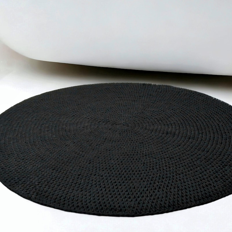 Round Bath Mat - Etsy