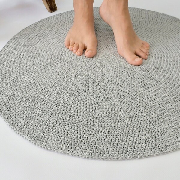 Round Bath Mat - Etsy