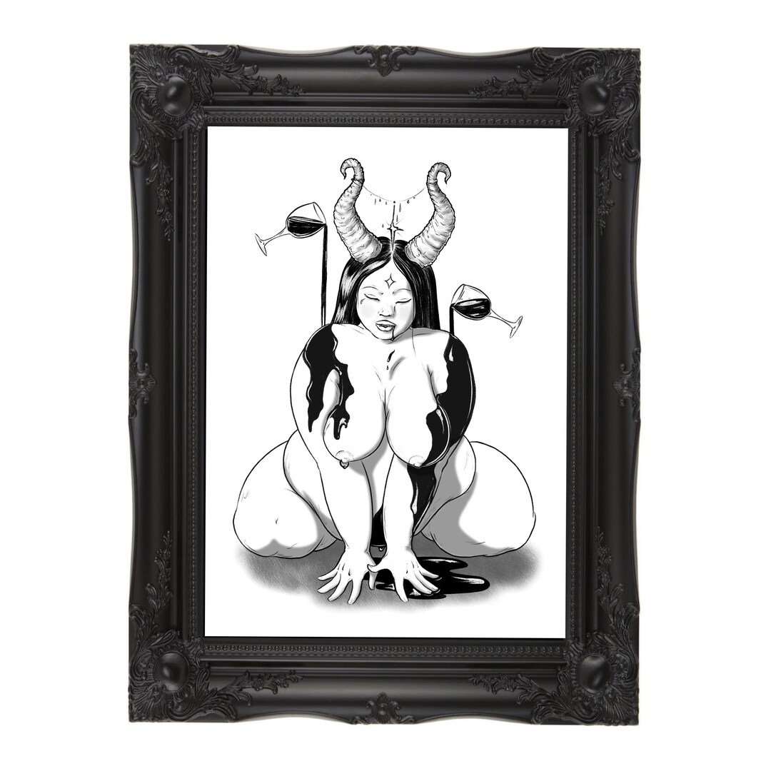 Limited Edition Bathory Art Print - BBW Vampire - Etsy