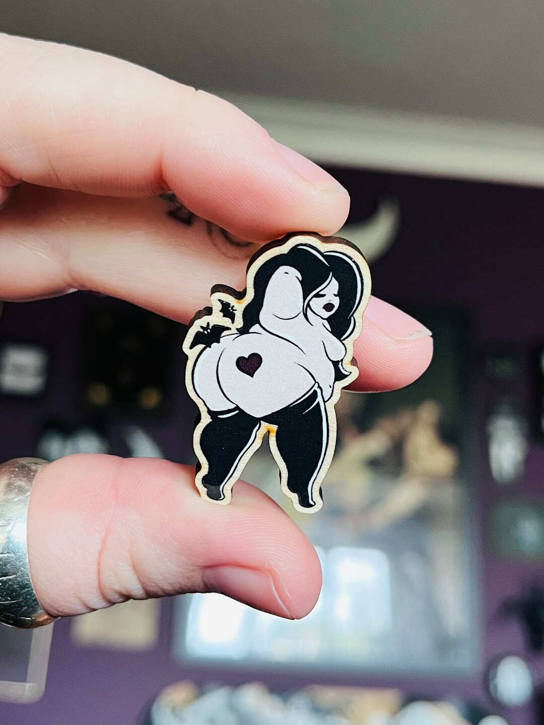 Coraline Fat Babe Pin Badge Etsy