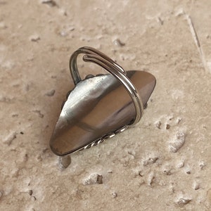 SERPENTINE Adjustable Ring ~ Adjustable Serpentine Ring ~ Peruvian Serpentine ~ Gift for Her ...