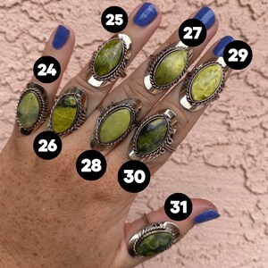 SERPENTINE Adjustable Ring ~ Adjustable Serpentine Ring ~ Peruvian Serpentine ~ Gift for Her ...