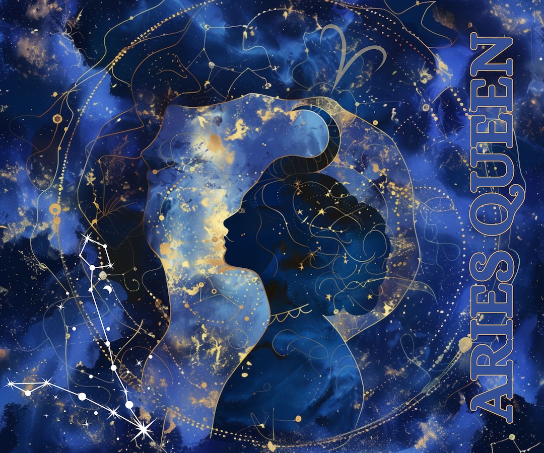 Digital Download - Aries Queen | Tumbler Wrap | Printable Design - Etsy