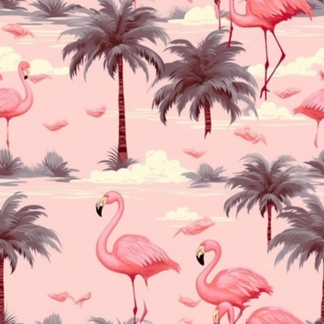 Digital Download - Seamless Pattern; Flamingo Pattern - Etsy