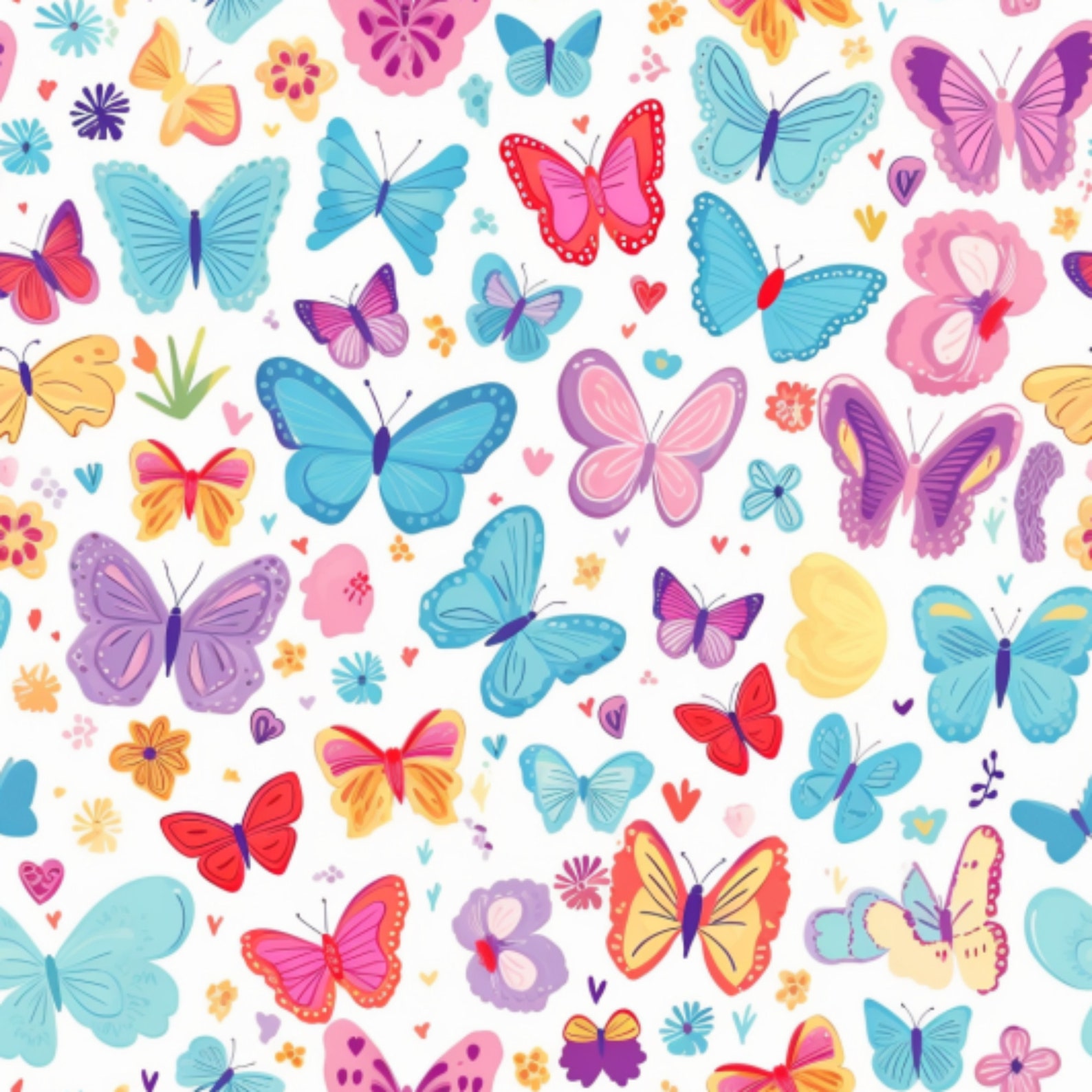 Digital Download - Seamless Pattern; Butterfly Pattern - Etsy