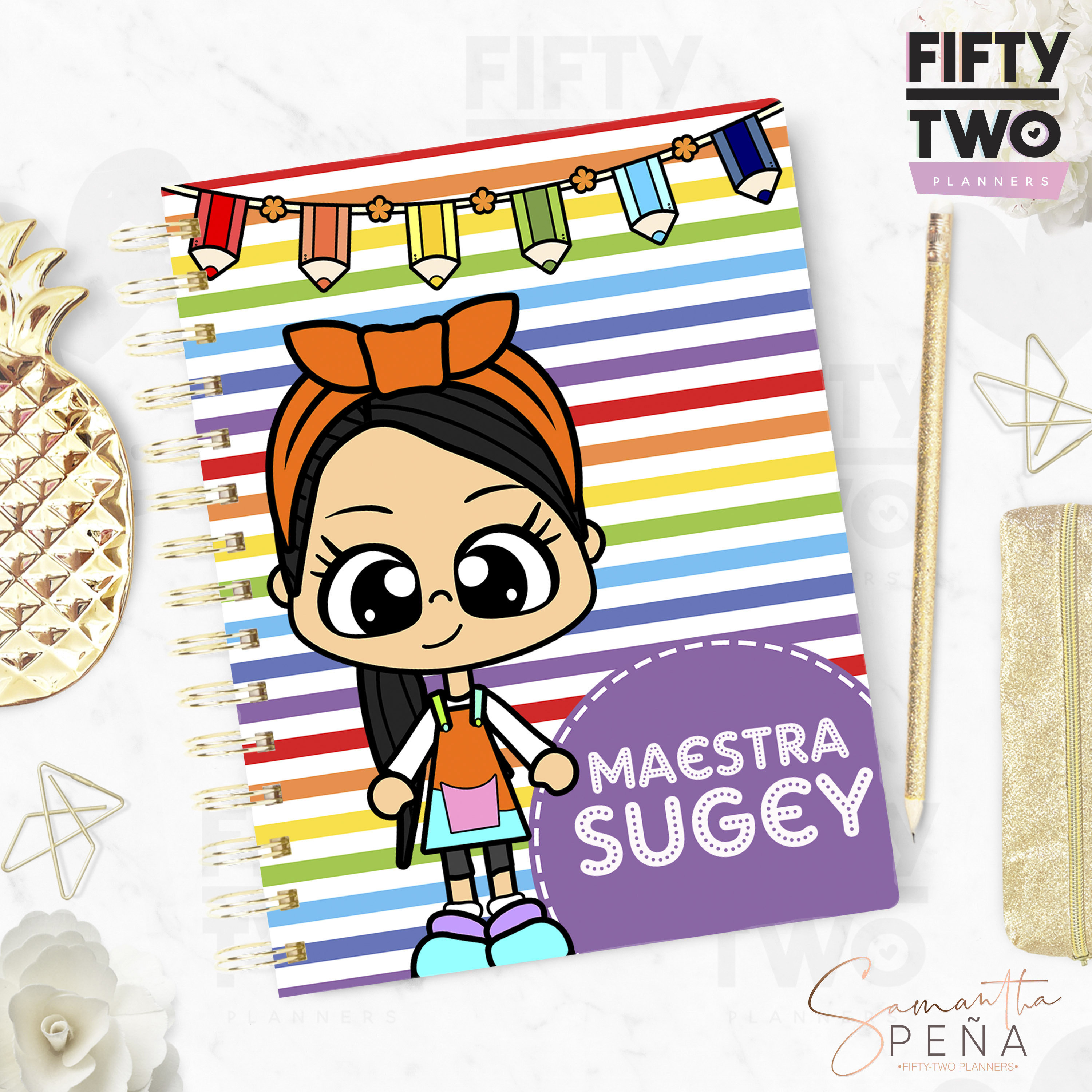 LINDAS PORTADAS MAESTRA / portadas bonitas para maestra 2023 / - Etsy ...