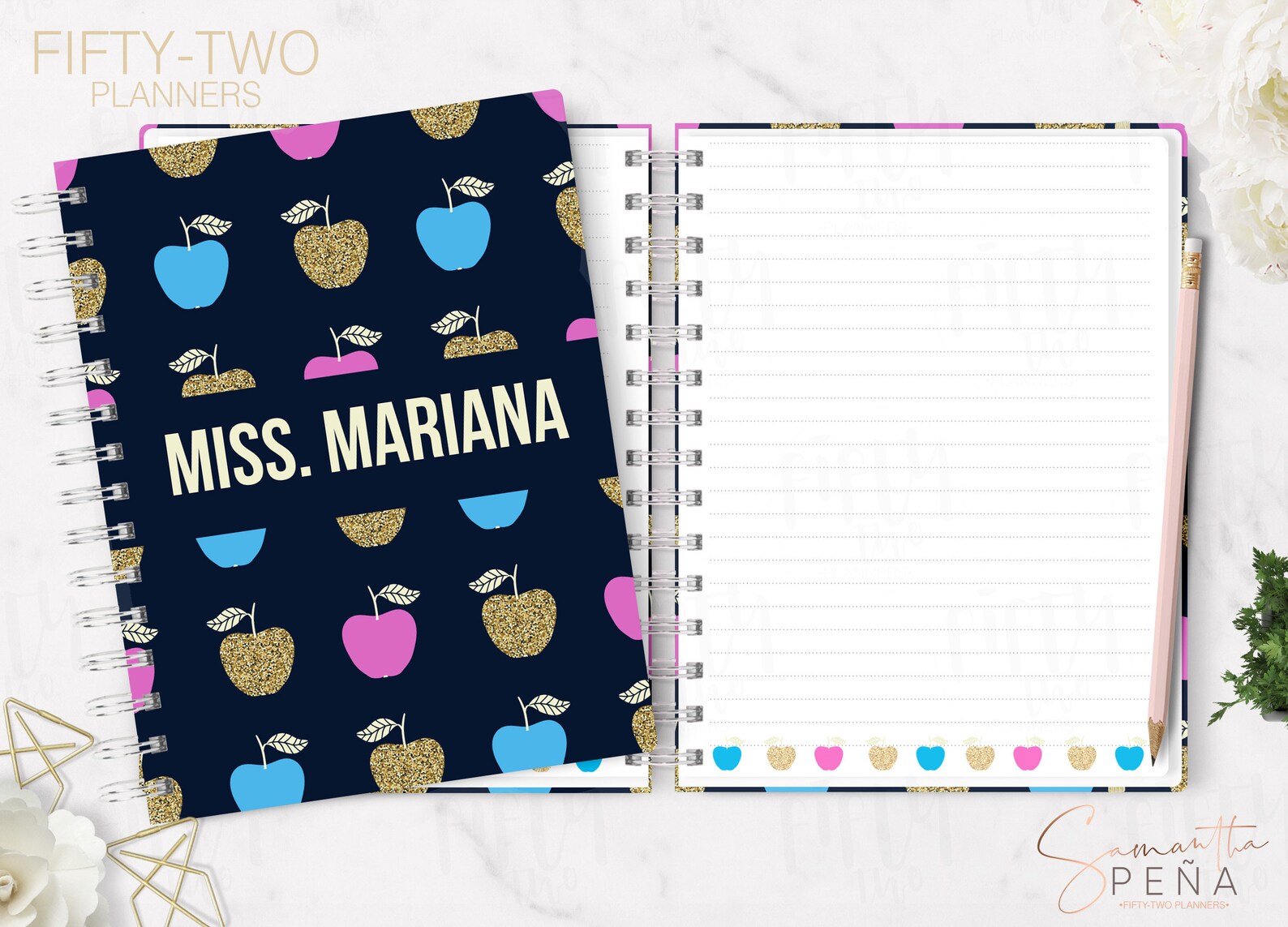 Paquete de libretas y cubiertas para maestra / hojas | Etsy