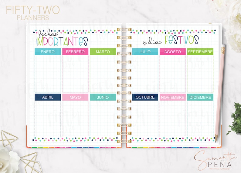 Teacher Planner 2021 2022 / Digital / Printable / Master | Etsy