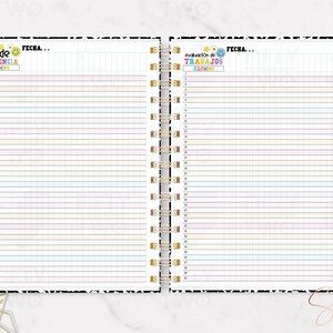NEW COLLECTION Happy Composition 2024 2025 Teacher Planner / Teacher ...